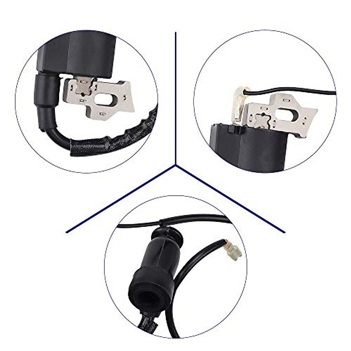 Anzac 30500-ZE7-033 Coil Assembly Ignition 30500-ZE7-063 30500-ZE7-043 for Honda GXV120 GXV140 GXV160 HR194 HR195 HR214 HR215 HR216 HRA214 HRA215 HRA216 HRB215 HRC216 HRM215 Lawn Mower