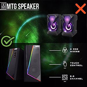 TechMagnet Gaming Desktop PC, Intel i5 6th Gen, Galaxy, 16GB RAM, 240GB SSD, MTG New 27 Inch 165HZ Gaming Monitor, RGB Keyboard Mouse, GT 1030, Speaker, Webcam, Win 10 Pro (Renewed)