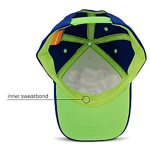 Nickelodeon Toddler Boys' Paw Patrol Baseball Cap - 3D Chase, Marshall, Rubble Curved Brim Snap Back Hat, Size 2-4T, Marshal Big Face