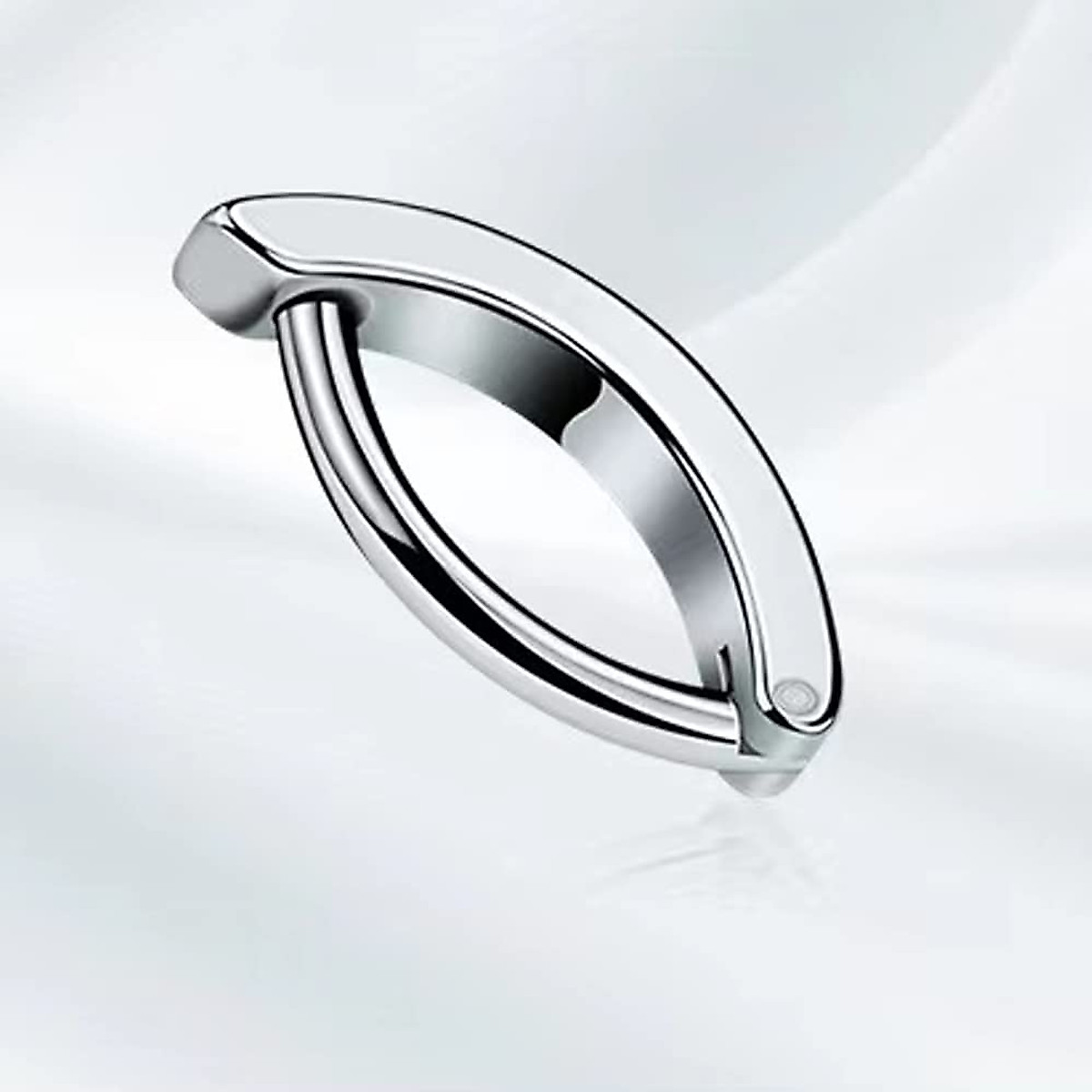 Piercingpops 2PCS 14g Sparkly CZ Clicker Belly Button Ring Surgical Stainless Steel Belly Ring Naval Ring Piercing Jewelry (2PCS CZ Silver (10mm+12mm))