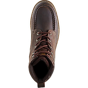 Wolverine Men's Loader 6" Soft Toe Wedge Work Boot, Brown, 10.5 M US