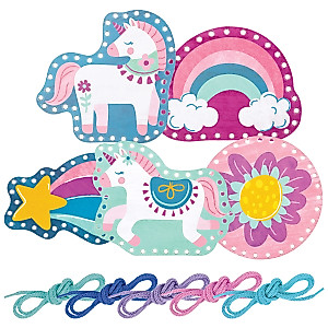 Stephen Joseph Lacing Cards, Unicorn