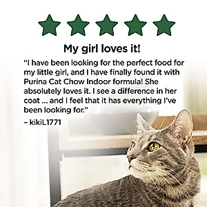 Purina Cat Chow Indoor Dry Cat Food, Hairball + Healthy Weight - (4) 3.15 lb. Bags