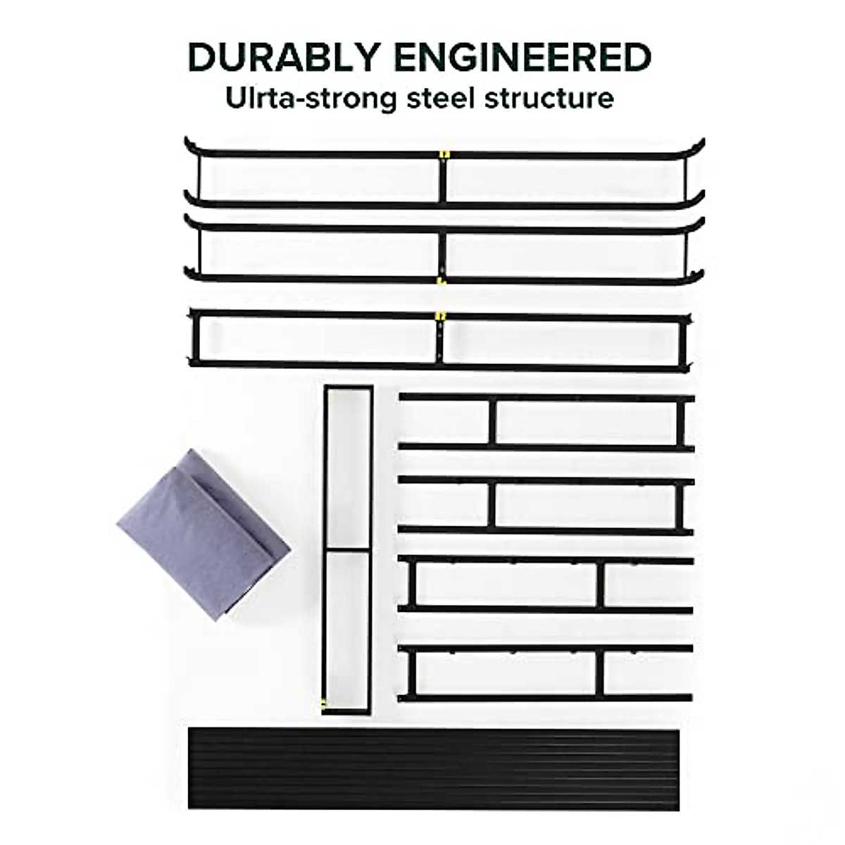 ZINUS 7 Inch Metal Smart Box Spring, Mattress Foundation, Strong Metal Frame, Easy Assembly, California King