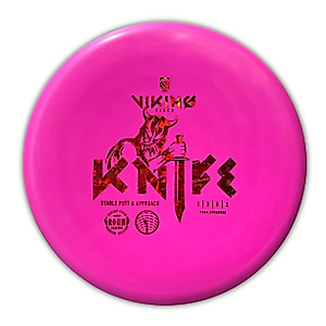 Viking Discs | Knife | Disc Golf Overstable Putt and Approach | Ground Plastic