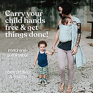 Nalakai Ring Sling Baby Carrier. Eco-Friendly, Soft Bamboo and Linen Baby Sling, Baby Wrap. Comfort, Style, and Giving Back - Carry Your Little One with Love