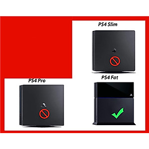 ZOOMHITSKINS PS4 Console and Controller Skins, Horror Terror Zombie Splashing Red Blood Blue Black Fear War, Durable, Bubble-Free Goo-Free, 1 Console Skin 2 Controller Skins, Made in USA