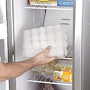 FlexiFreeze Party Mat Chiller - Food Cooling Buffet Cooler for Cold Serving Black (19" x 15")