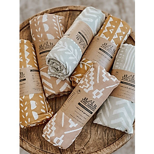 Mini Wander New Solid Color Swaddle Blankets (Wheat (Maple Sugar))
