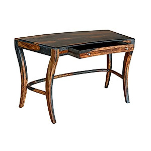 Coast to Coast Imports LLC Sheesham Highlight Wash One Drawer Writing Desk