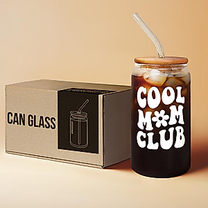 Gifts for Mom from Daughter Son - Mom Wife Gifts for Christmas, Mom Christmas Gifts, Christmas Gifts for Mom - Mom Birthday Gifts, Birthday Gifts for Mom - New Mom Gifts for Women - 20 Oz Can Glass