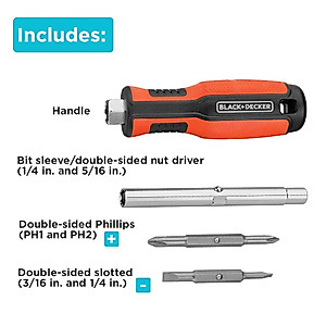 beyond by BLACK+DECKER BDHT68001 6-in-1 Multibit Screwdriver