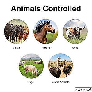 Zareba HDR656WA-Z 656 feet of 8mm Electric Fencing Heavy-Duty Sure Shock Polyrope, White