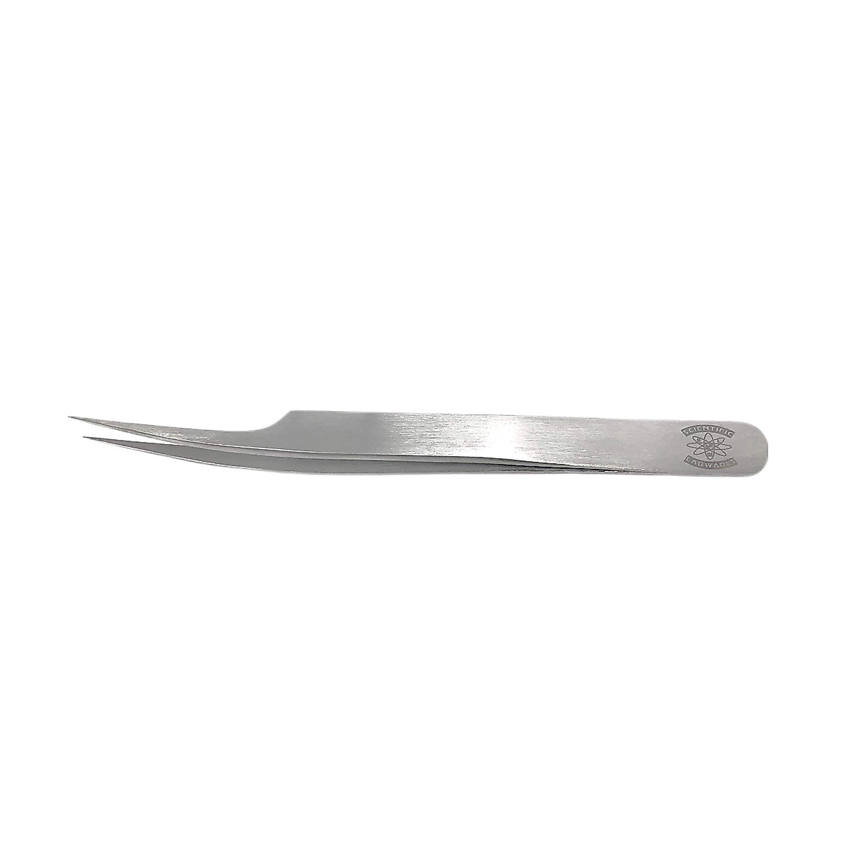 Scientific Labwares High Precision Stainless Steel Lab Tweezers with Offset Fine Tips Style 5A