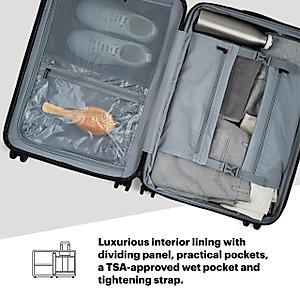 Bugatti - Hamburg Collection - luggage- 100% Polycarbonate (Black, 3 pcs Set)