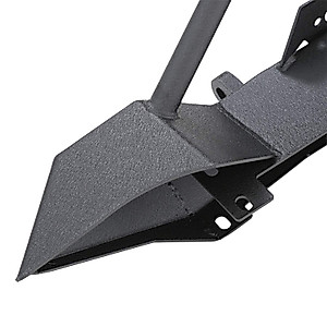 Smittybilt XRC Rock Crawler Winch Front Bumper with Grille Guard and D-ring Mounts (Black) - 76801