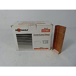 Spotnails CC58C C-Crown 5/8 Carton Staples - Case by Spotnails