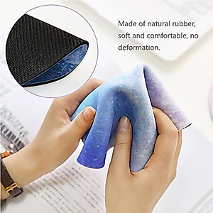 HaloVa Mouse Pad, Anti Slip Planet Mouse Mat for Desktops, Computer, PC and laptops, Customized Round Mouse Pad for Office and Home, Moon