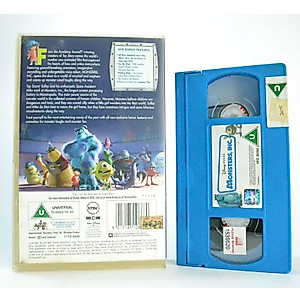 Monsters, INC.: Disney/PIXAR (2001) - Computer Animated - Large Box - Kids - VHS