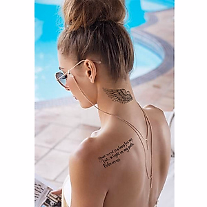 CARGEN Celebrity Life-Size Temporary Tattoos - Realistic Singer J.B Life-Size Temporary Tattoo Chest Back Arm Face Sleeves Fake Tattoo Stickers for Fans for Men Women for Boys Girls for Concert Party