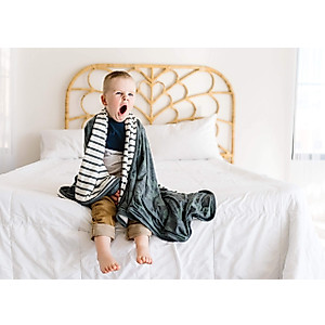 Copper Pearl Three-Layer Baby Blanket: Soft Baby Quilts for Boys and Girls | Breathable, Cozy, Toddler Blanket | Baby Quilt for Newborns | 46x46 Premium Polyester/Rayon | Hunter