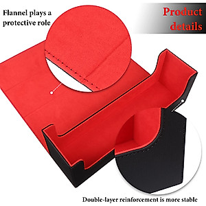 1Pc Card Toploader Storage Trading Cards Holding Box for 400+ Cards Top Loader Storage Boxes for Magic Cards Baseball Cards Trading Cards Card Sleeve Top Loader Collector Case Organizer Containers,Red