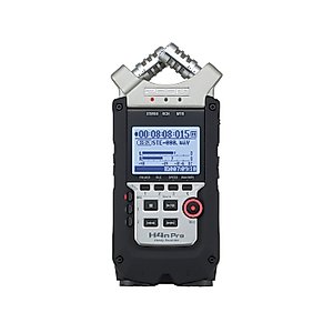 Zoom H4N PRO Digital Multitrack Recorder, Black (H4nPro)