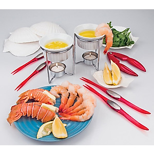 Nantucket Seafood Claw, 8.05 x 3.05 x 0.1 inches, Red Lobster Cracker