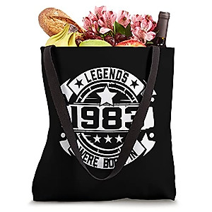 39th Birthday Gift 39 Years Legends Were Born In 1983 Tote Bag