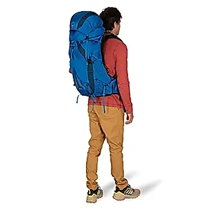 Osprey Exos 38L Men's Ultralight Backpacking Backpack, Tungsten Grey, Large/X-Large