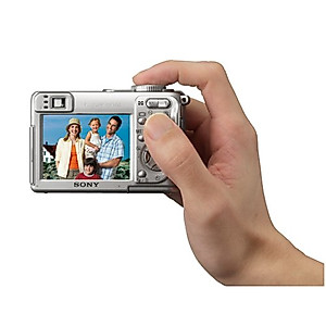 Sony Cybershot DSCW1 5MP Digital Camera with 3x Optical Zoom (Black)