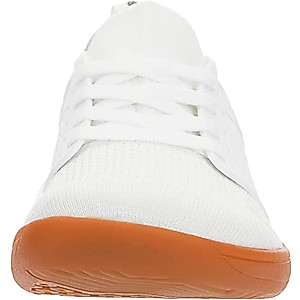 WHITIN Men's Extra Wide Width Trail Running Shoes Minimalist Barefoot Sneakers Wide Toe Size 12.5W Gym Fitness Low Zero Drop Pilates Lifting White 46