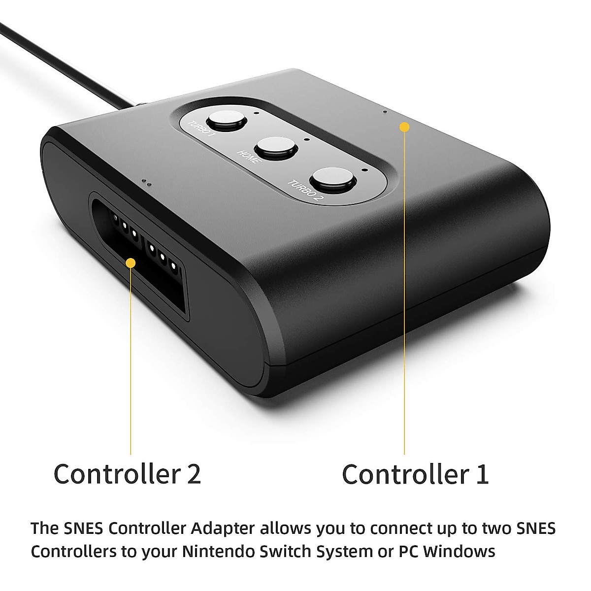 MAYFLASH SNES Controller Adapter for Switch/OLED Model & PC Windows SNES Adapter MF105