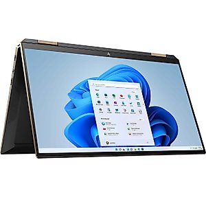 HP Spectre Touch x360 13 in Ash-Gold Convertible Laptop 11th Gen Intel i5 up to 4.2GHz 8GB DDR4 256GB SSD 13.3in FHD Backlit Keyboard Win 11 (13-AW200-Renewed)