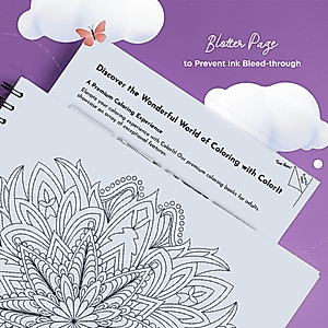 ColorIt: Mandalas to Color - 50 Original Drawings and Anti-Stress Patterns for Premium Adult Coloring Book (Volume V)