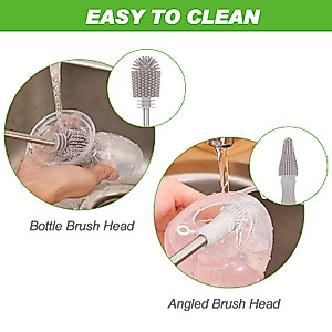 haakaa Ladybug Breast Milk Collector 2.5oz,Manual Pump 4oz,Silicone Bottle Brush Combo | Reusable Nursing Cups| Leak Catcher,Protect Sore Nipples for Breastfeeding Mom