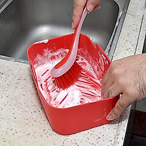 2-Pack Air Fryer Silicone Pot for 8 QT Ninja Foodi Dual DZ201,Reusable Rectangle Silicone Air Fryer Liners,Food Safe Air Fryer Basket Accessories with Heat Proof Gloves & Cleaning Brush