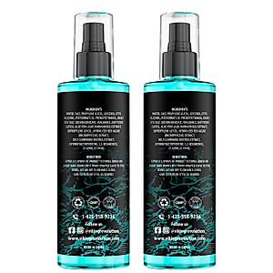 Viking Revolution Sea Salt Spray for Hair Men - Hair Texturizing Spray with Kelp, Aloe Vera & Red Algae Extract - Surf Spray to Add Volume and Texture- Sea Salt Spray for Men Beach Hair Spray (2 pack)