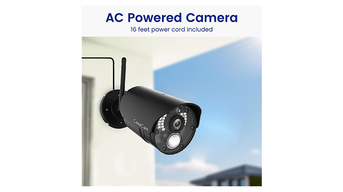CasaCam VS802 Wireless Security Camera System with 7" Touchscreen