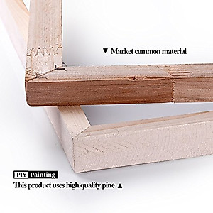 Canvas Wall Art for Bedroom, PIY Blue Sea Sailboat Picture, Modern Prints Artwork Decor (1" Thick, Waterproof, Bracket Mounted Ready to Hang)