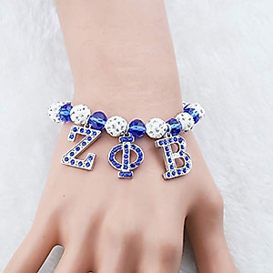 BAUNA Zeta Phi Sorority Beta Paraphernalia Gift Inspired Greek Sorority Jewelry Gift (Bracelet)