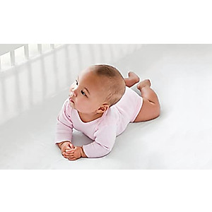 aden + anais Essentials Classic Crib Sheet, 100% Cotton Muslin, Super Soft, Breathable, Tailored Snug Fit, Solid White