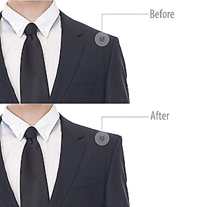 6 Pairs 1/2'' Shoulder Pads Sewing Set-in Shoulder Pads Foam Pads for Blazer T-Shirt Clothes