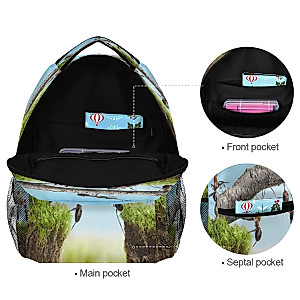 Blueangle Ant Team Backpack for Boy Girl Teens, Water Resistant School Backpack Lightweight Bookbag Casual Backpack