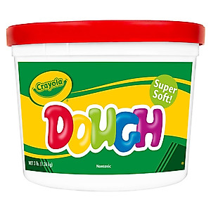 Crayola Dough - Red (3lb), Bulk Modeling Dough for Kids, Clay Alternative, Resealable Tub, Ages 3+, Great for Kids Arts & Crafts