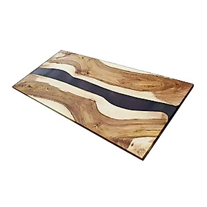 Epoxy Table, Epoxy Resin River Table, Live Edge Wooden Table, Natural Wood,Dining table, Natural Epoxy Table, Resin Table