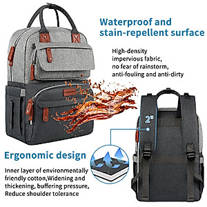 Legestori Diaper Bag Backpack, Baby Boy Diaper Bags, Large Diaper Bag Backpack for Boys Girls, Waterproof Baby Diper Backpack for Mom Dad Travel with Insulated Pockets and Stroller Straps