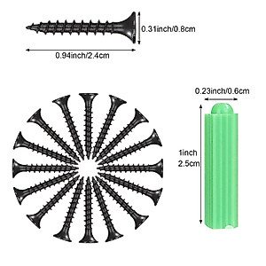 ABuff 10 Pack Stainless Steel Closet Rod Bracket, 1-1/4 Inch Closet Rod Holder, Heavy Duty Closet Rod Support Brackets, U Shaped Closet Pole Sockets Flange Rod Holder for Closet, Curtain Rod (Black)
