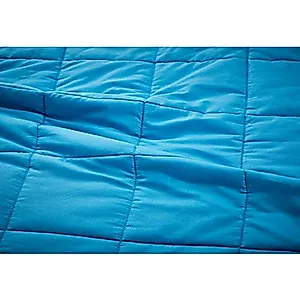 TONGDADA Kids Weighted Blanket | 40''x60'',7lbs | for Child Between 55-80 lbs | Premium Cotton Material with Glass Beads | Teal