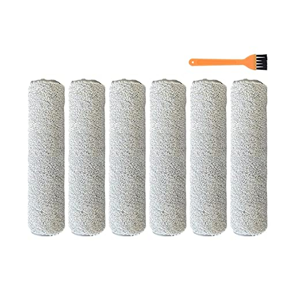PSKOO 7Pcs Replacement Roller Brush Kit Parts Compatible with Uwant X100 Household Wet Dry Sweeper Cleaning Tool Mian Brush Home